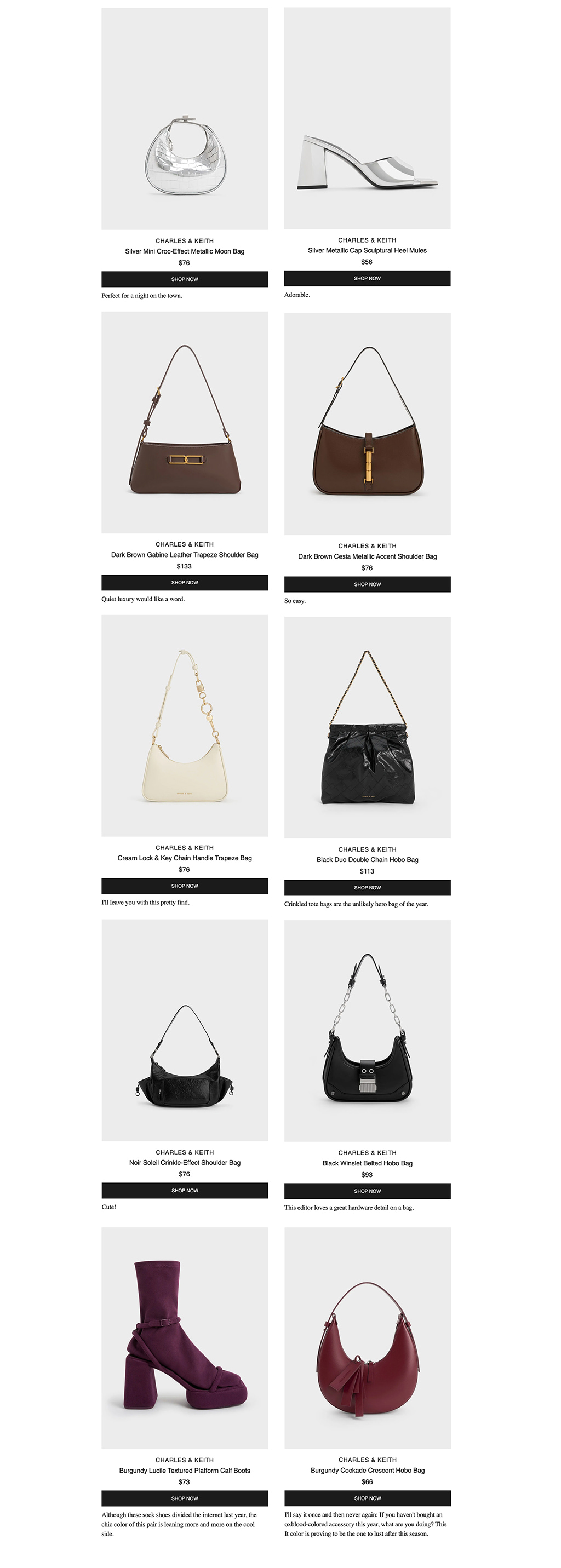 CHARLES & KEITH in Who What Wear UK - CHARLES & KEITH CZ