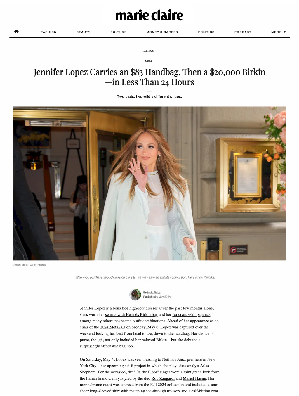 Marie Claire Cover Jennifer Lopez JENNIFER LOPEZ MAGAZINE
