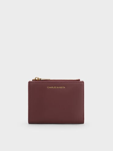 Mulberry Plum Harmonee Top Zip Small Wallet - CHARLES & KEITH NL
