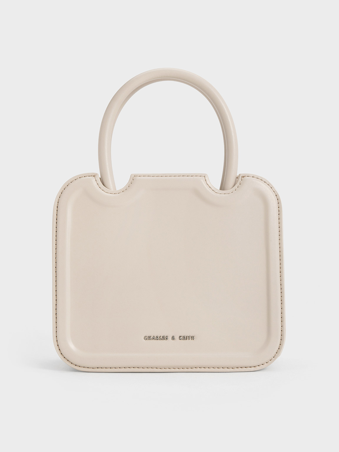 Oat Perline Sculptural Tote Bag - CHARLES & KEITH PL