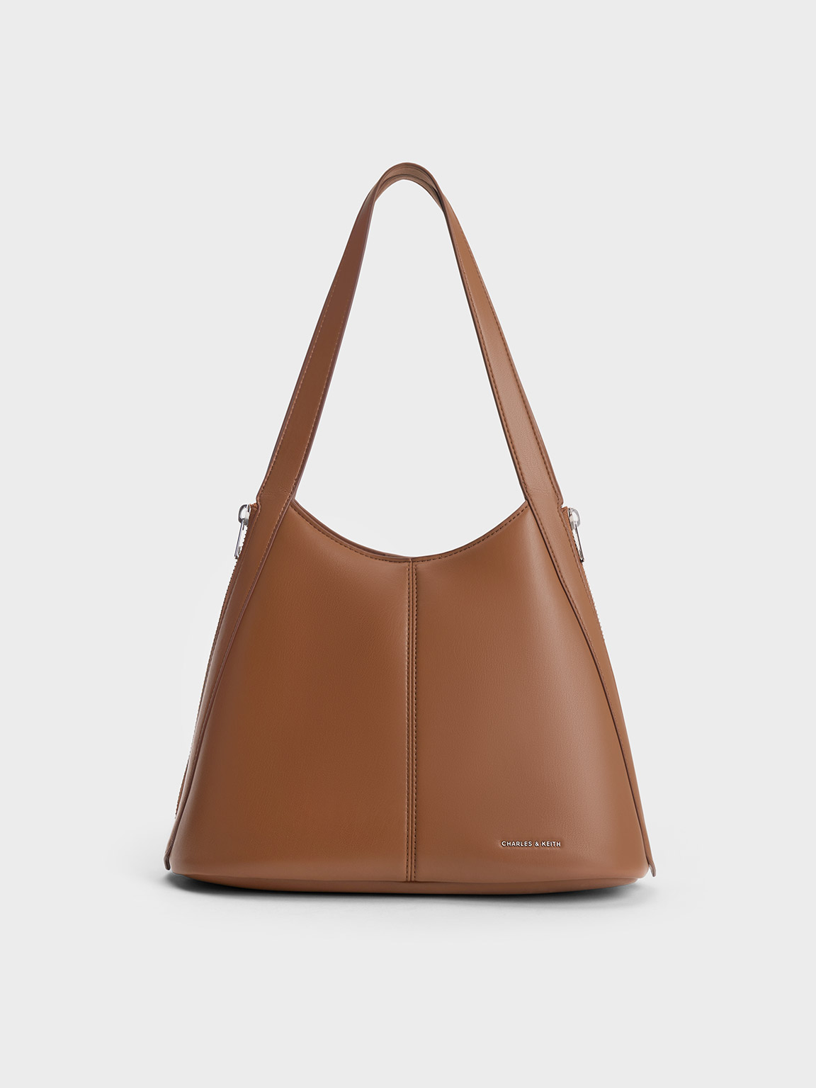 Tan Saskia Slouchy Tote Bag - CHARLES & KEITH PL