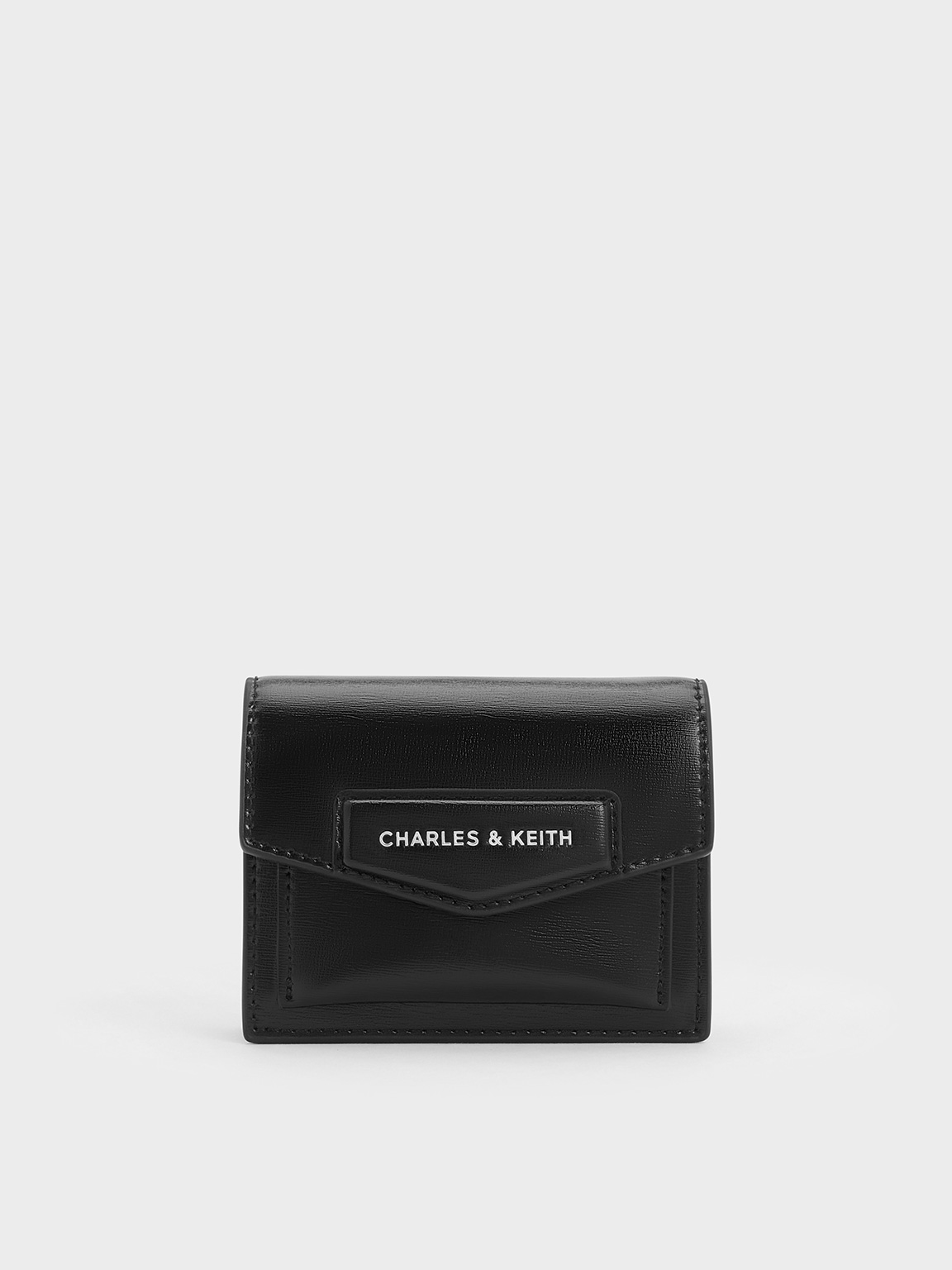 Porte-cartes enveloppe Adelie extra noir - CHARLES & KEITH FR