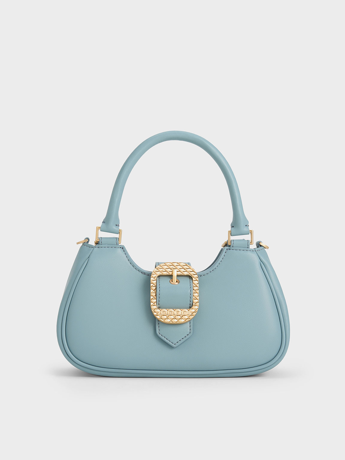 Bolso Avis con asa superior - Azul pizarra - CHARLES & KEITH EU